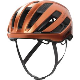 Fahrradhelm Abus "WINGBACK" Helme Gr. M Kopfumfang: 54 cm - 58 cm, orange (goldfish orange) Fahrradhelme für Erwachsene