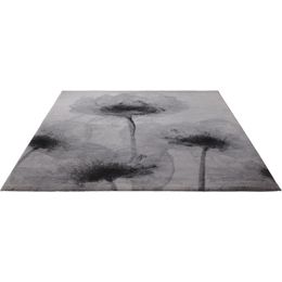 Teppich Esprit "Night Shade" Teppiche Gr. B/L: 160 cm x 230 cm, 11 mm, 1 St., grau (grau, schwarz) Esszimmerteppiche