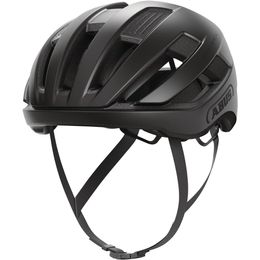 Fahrradhelm Abus "WINGBACK" Helme Gr. L Kopfumfang: 57 cm - 61 cm, schwarz (velvet black) Fahrradhelme für Erwachsene