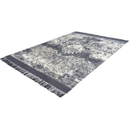 Teppich Padiro "Dolce Vita 125" Teppiche Gr. B/L: 80 cm x 150 cm, 10 mm, 1 St., lila (violett) Esszimmerteppiche