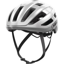 Fahrradhelm Abus "POWERDOME" Helme Gr. L Kopfumfang: 57 cm - 61 cm, silberfarben (gleam silver) Fahrradhelme für Erwachsene