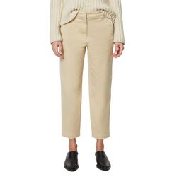 Marc O'Polo Chinohose MARC O'POLO "aus Bio-Baumwoll-Stretch" Gr. 32, Normalgrößen, beige Damen Hosen High-Waist-Hosen