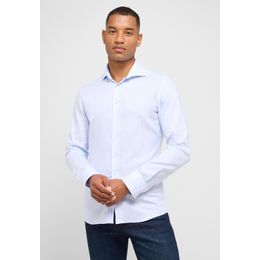 Langarmhemd Eterna "SLIM FIT" Gr. 39, Normalgrößen, blau (hellblau) Herren Hemden Langarm