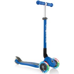 Dreiradscooter Globber "PRIMO FOLDABLE LIGHTS, mit Leuchtrollen" Scooter blau Scooter