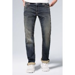 Comfort-fit-Jeans CAMP DAVID "CO:NO" Gr. 34, Länge 32, blau Herren Jeans Comfort Fit