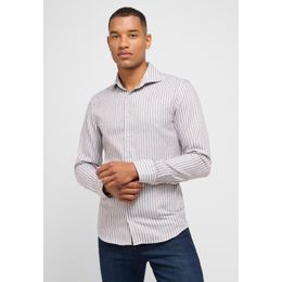 Langarmhemd Eterna "SLIM FIT" Gr. 44, Normalgrößen, braun Herren Hemden Langarm