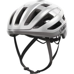 Fahrradhelm Abus "POWERDOME MIPS" Helme Gr. L Kopfumfang: 57 cm - 61 cm, silberfarben (gleam silver) Fahrradhelme für Erwachsene