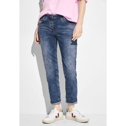 7/8-Jeans Cecil Gr. 32, Länge 28, blau (mid blue) Damen Jeans Ankle 7/8