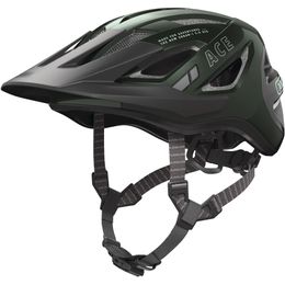 Fahrradhelm Abus "URBAN-I 3.0 ACE" Helme Gr. L Kopfumfang: 56 cm - 61 cm, grün (moss green)