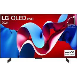 G (A bis G) LG OLED-Fernseher "OLED42C47LA" Fernseher schwarz LED Fernseher
