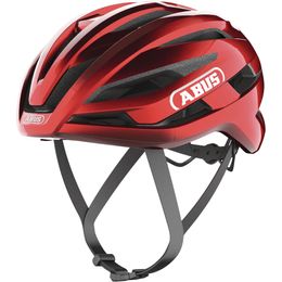 Fahrradhelm Abus "STORMCHASER ACE" Helme Gr. S Kopfumfang: 51 cm - 55 cm, rot (performance red) Fahrradhelme für Erwachsene