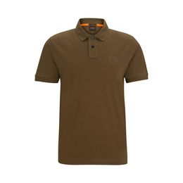 Poloshirt BOSS Orange "Passenger" Gr. L, grün (368 open green) Herren Shirts Kurzarm