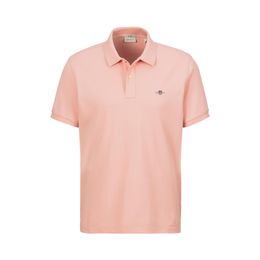 Poloshirt Gant "SLIM ORIGINAL PIQUE SS RUGGER" Gr. 4XL, rosa Herren Shirts Kurzarm