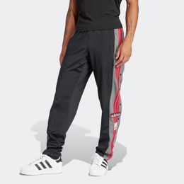 Sporthose adidas originals "ADIBREAK" Gr. M, N-Gr, black, better scarlet, grey four Herren Hosen Trainingshosen