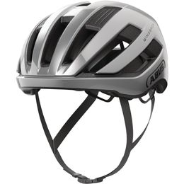 Fahrradhelm Abus "WINGBACK" Helme Gr. M Kopfumfang: 54 cm - 58 cm, silberfarben (gleam silver) Fahrradhelme für Erwachsene