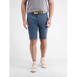 Bermudas Lerros "Lerros Chino-Bermuda mit Print" Gr. 40, Normalgrößen, blau (storm blue) Herren Hosen Bermudas