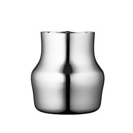 Gense - Dorotea Vase, 18 x 19,5 cm, glänzender Stahl