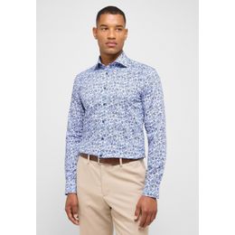 Langarmhemd Eterna "SLIM FIT" Gr. 38, Normalgrößen, blau Herren Hemden Langarm