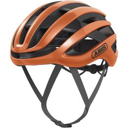 Fahrradhelm Abus "AIRBREAKER" Helme Gr. M Kopfumfang: 52 cm - 58 cm, orange (goldfish orange) Fahrradhelme für Erwachsene