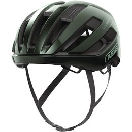 Fahrradhelm Abus "WINGBACK" Helme Gr. M Kopfumfang: 54 cm - 58 cm, grün (moss green) Fahrradhelme für Erwachsene