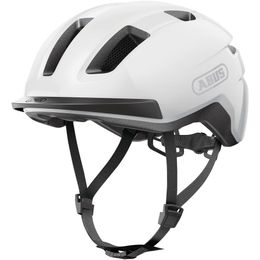 Fahrradhelm Abus "PURL-Y" Helme Gr. L Kopfumfang: 57 cm - 61 cm, weiß (shiny white) Fahrradhelme für Erwachsene