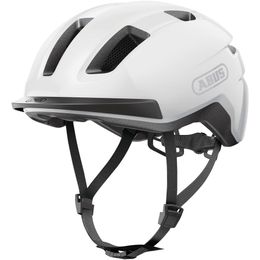 Fahrradhelm Abus "PURL-Y" Gr. M, weiß (shiny weiß), Helme, M Kopfumfang: 54cm - 58cm