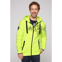 Kapuzensweatjacke CAMP DAVID Gr. 4XL, gelb Herren Sweatjacken