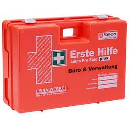 Leina-Werke Erste-Hilfe-Koffer Pro Safe plus Büro & Verwaltung DIN 13169 orange