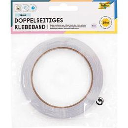 Folia doppelseitiges Klebeband 5,0 mm x 18,0 m, 1 Rolle