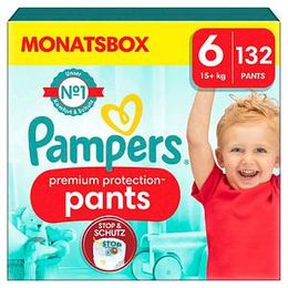 Pampers® Windeln premium protection™ Monatsbox Größe Gr.6 (15+ kg) für Kids und Teens (4-12 Jahre), 132 St.