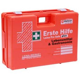 Leina-Werke Erste-Hilfe-Koffer Pro Safe plus Lebensmittel & Gastronomie DIN 13169 orange