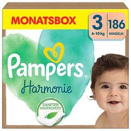 Pampers® Windeln Harmonie™ Größe Gr.3 (6-10 kg) für Babys und Kleinkinder (4-18 Monate), 186 St.