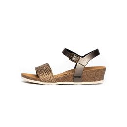 Bayton Sandale 'LEGANES' Damen Gr&ouml;&szlig;e 42 gold