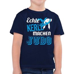 Shirtracer T-Shirt Echte Kerle machen Judo (1-tlg) Kinder Sport Kleidung