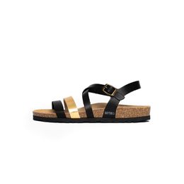 Bayton Strap Sandals ' Gerone' female size 39 Gold / Black