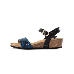 Bayton Sandale 'Wodonga' Damen Gr&ouml;&szlig;e 36 dunkelblau / schwarz