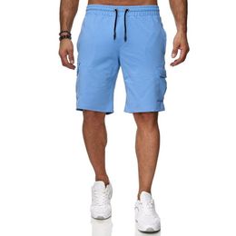 Reslad Sweatshorts Reslad Kurze Hose Herren Cargo Bermuda Shorts Jogginghose Sport-Hose (1-tlg) Sweatshorts Jogginghose mit Cargo-Taschen