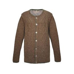 FUCHS Trachtenstrickjacke Strickjacke Herren Albert braun (1-tlg) braun