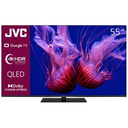 JVC LT-55VGQ8255 55 Zoll Google TV QLED Fernseher (4K UHD Smart TV, HDR Dolby Vision, Dolby Atmos)