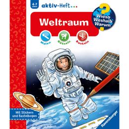 RAVENSBURGER VERLAG Wieso? Weshalb? Warum? aktiv-Heft: Weltraum - Dominique Conte, Kartoniert (TB)