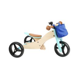 Small Foot Laufrad TRIKE 2 in 1 aus Holz in türkis