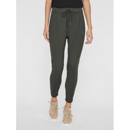 Véro Moda Vero Moda Stoffhose Lockere Stoffhose Stretch Pants mit Kordelzug VMEVA 5958 in Grau