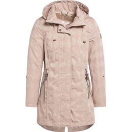 District Funktionsjacke, Kapuze, wasserabweisend, für Damen, rosa, 46