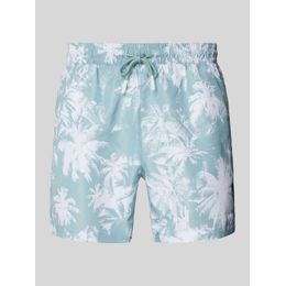 Strellson Badehose mit Allover-Print Modell 'Lago'