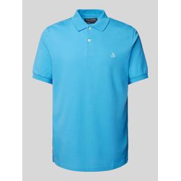 Marc O'Polo Regular Fit Poloshirt mit Label-Stitching