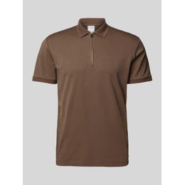 Selected Homme Regular Fit Poloshirt mit Reißverschlussleiste Modell 'FAVE'