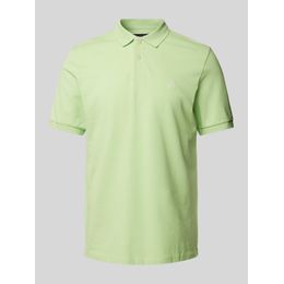 Marc O'Polo Regular Fit Poloshirt mit Label-Stitching