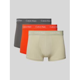 Calvin Klein Underwear Trunks mit elastischem Logo-Bund im 3er-Pack