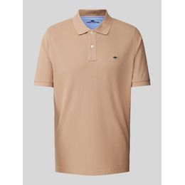 Fynch-Hatton Poloshirt mit Logo-Stitching