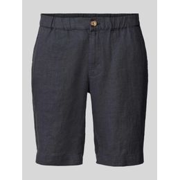 Mazine Leinenshorts in unifarbenem Design Modell 'Littlefield'